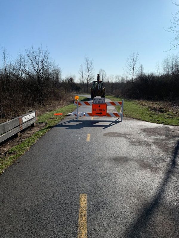 Camp Chase Detour in Effect